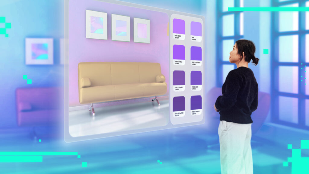 Smart Wallpaper with Embedded Displays - Mayumiotero