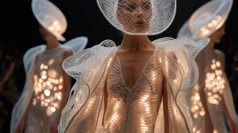 Wearable Light Art for Fashion Events - Mayumiotero